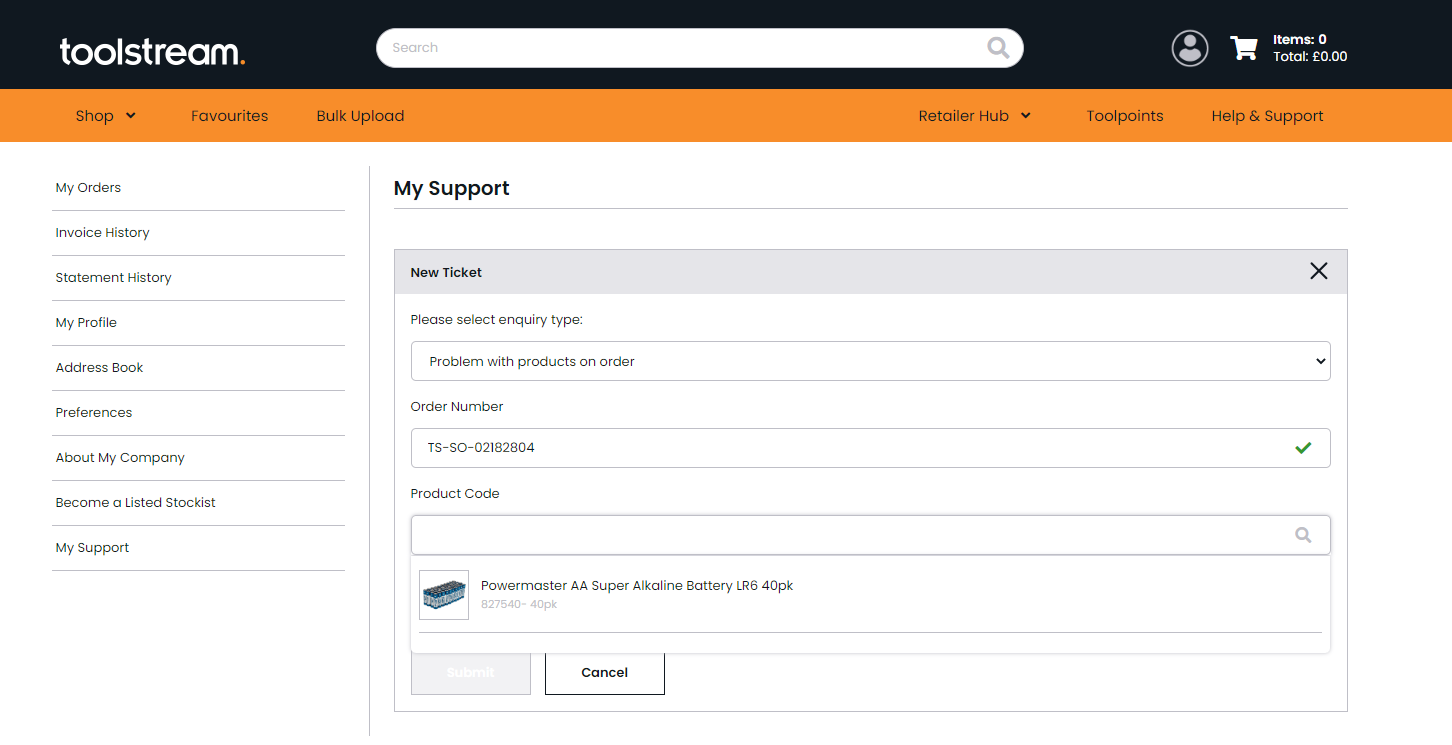 How do i raise a claim? – Toolstream Help Centre