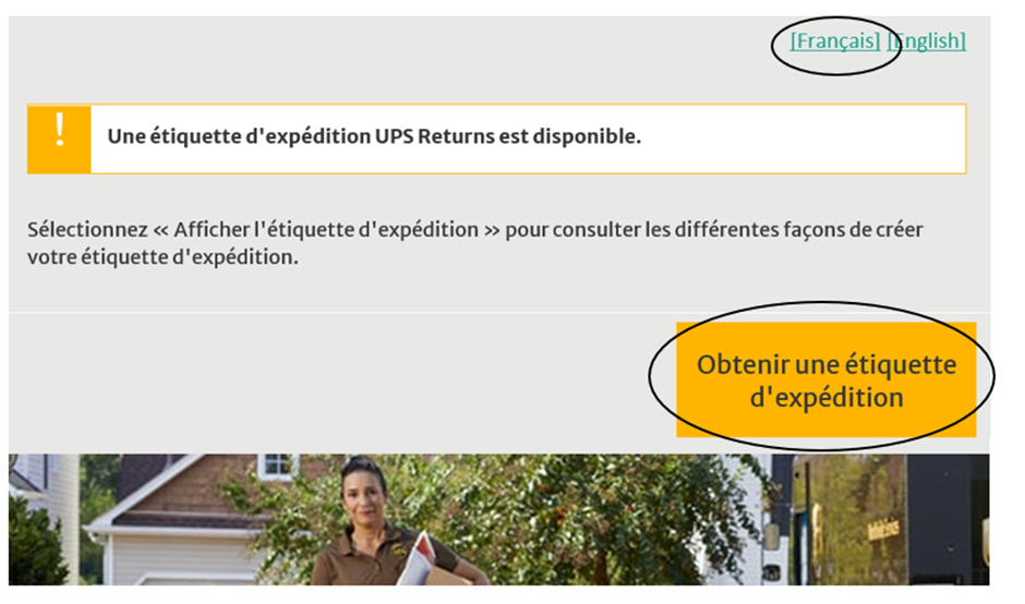 Utiliser vos étiquettes de transport UPS – Toolstream Help Centre